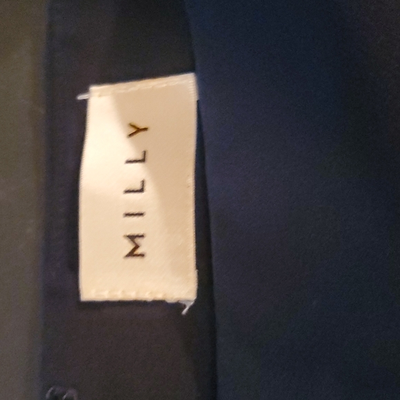 Milly | Dresses | Milly Black Selena Italian Cady Bell Sleeve Midi ...